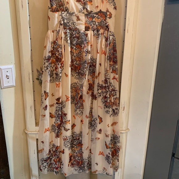 Migeer | Dresses | Migeer Xl Sleeveless Maxi Butterfly Dress V Neck ...